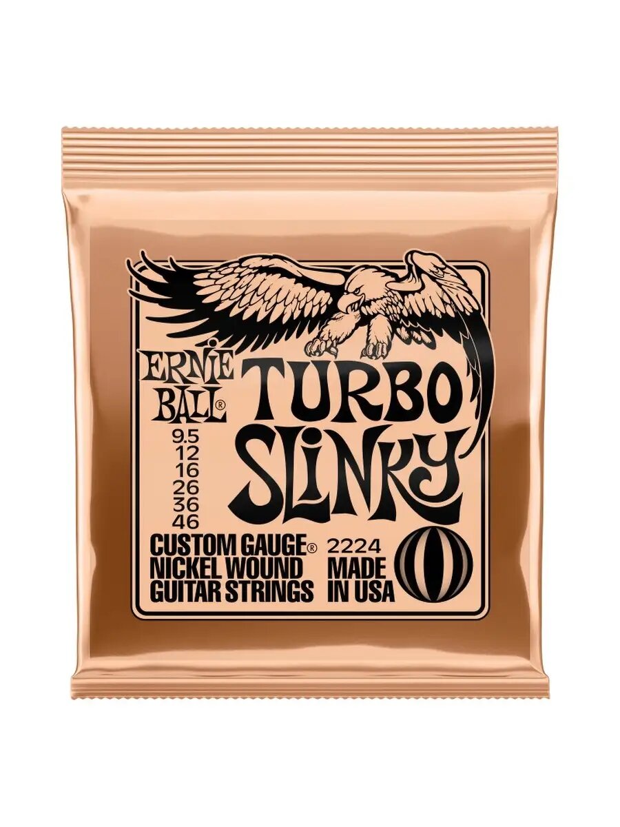 2224 Струны для электрогитары Nickel Wound Turbo Slinky