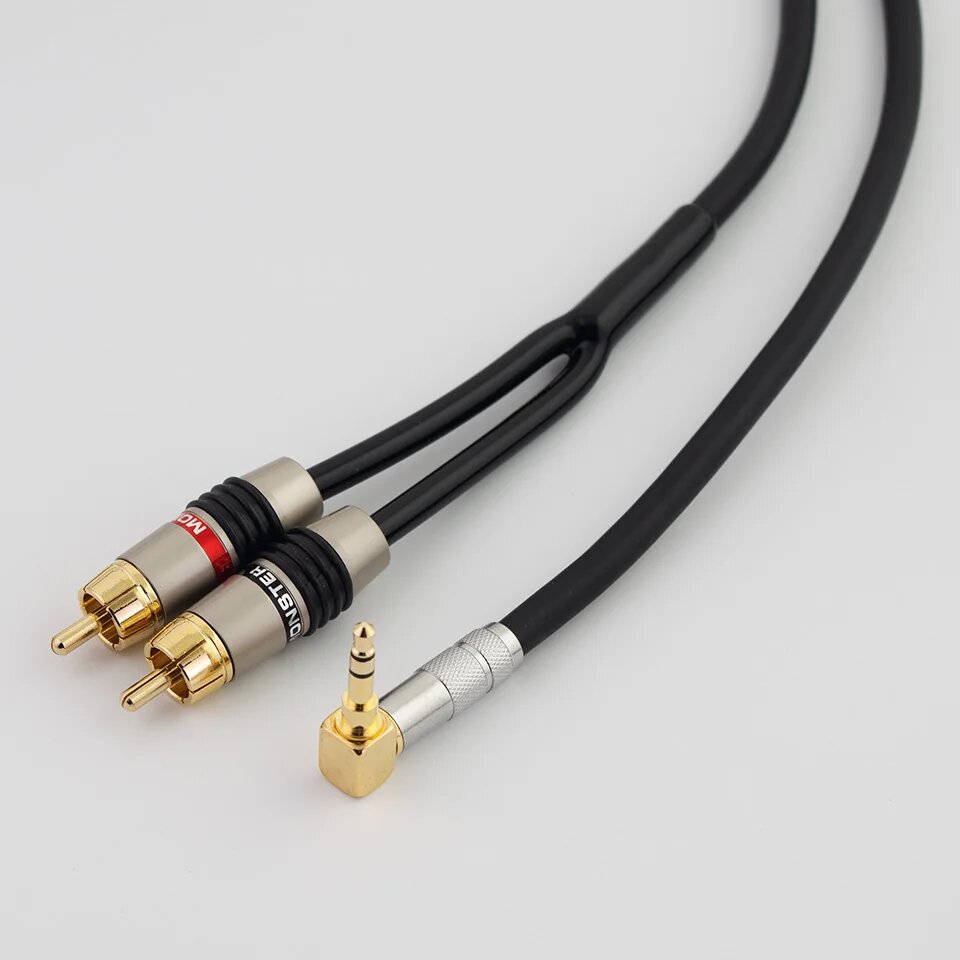 Аудиокабель 3.5 мм - 2RCA, 1.5 м, A-S