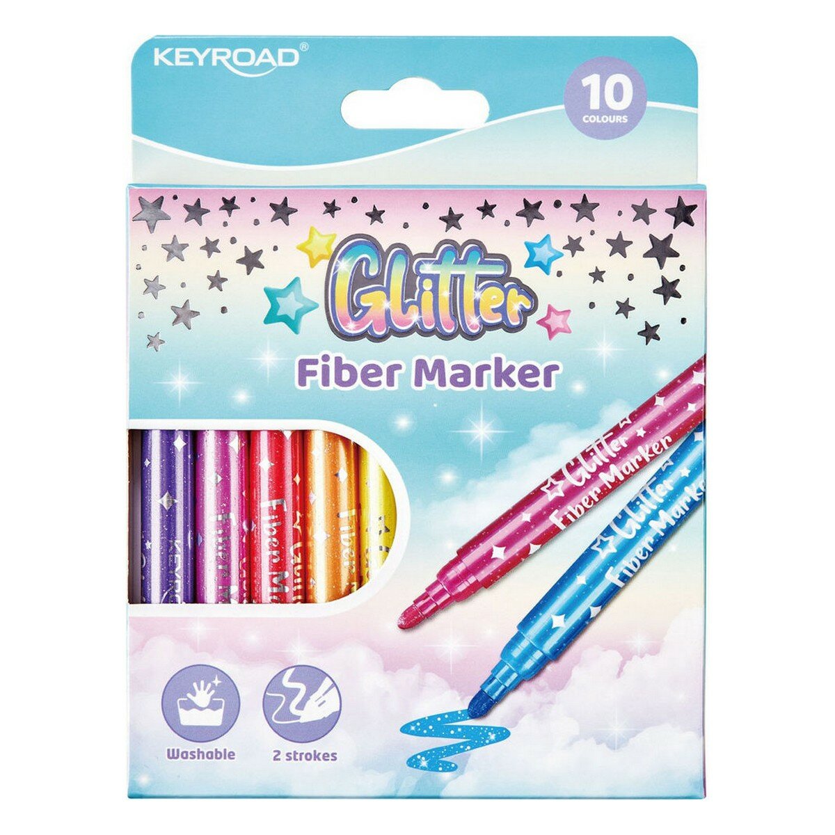 Фломастеры KEYROAD 10 шт.