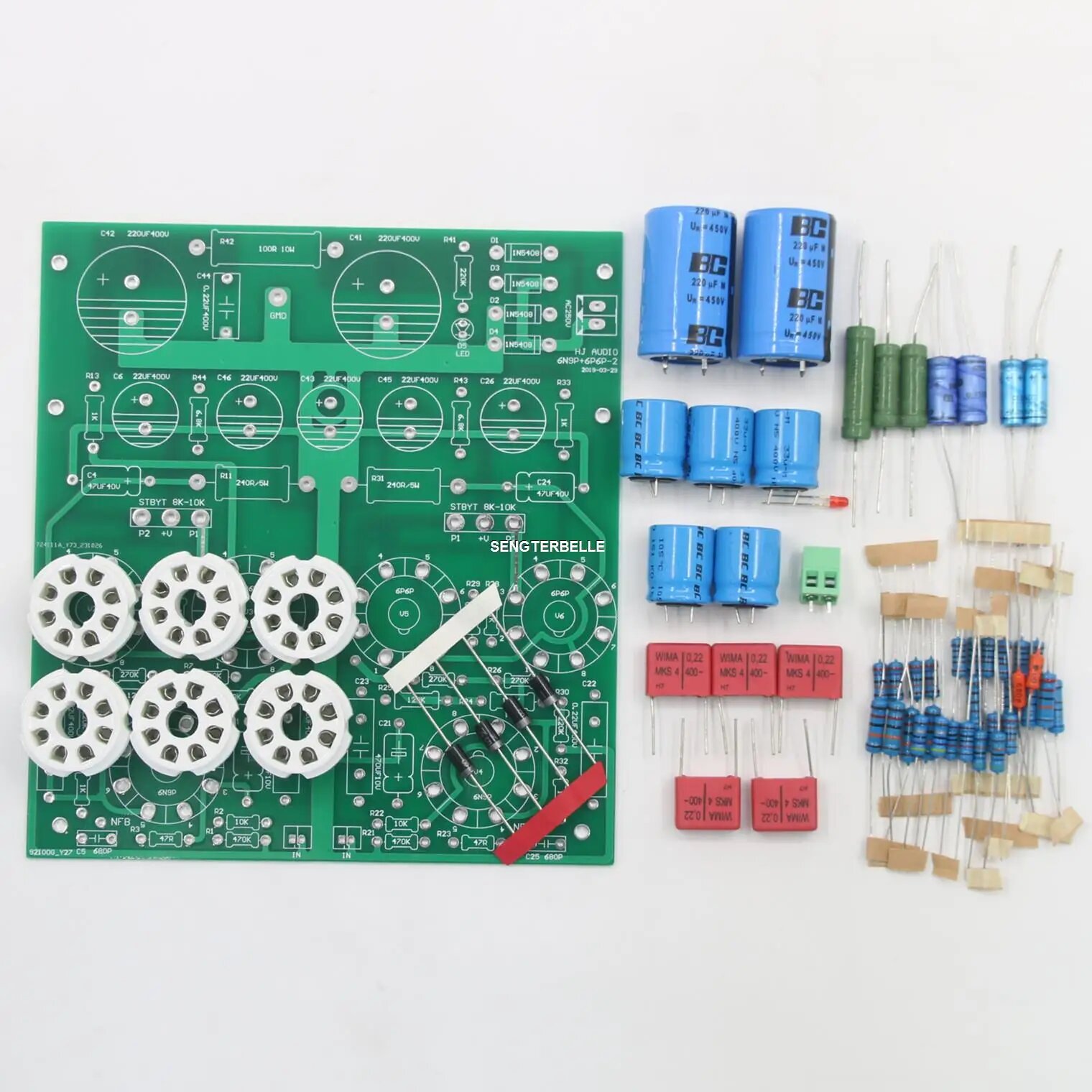 Стереоусилитель SENGTERBELLE 6N9P+6P6P 12Вт Diy Kit