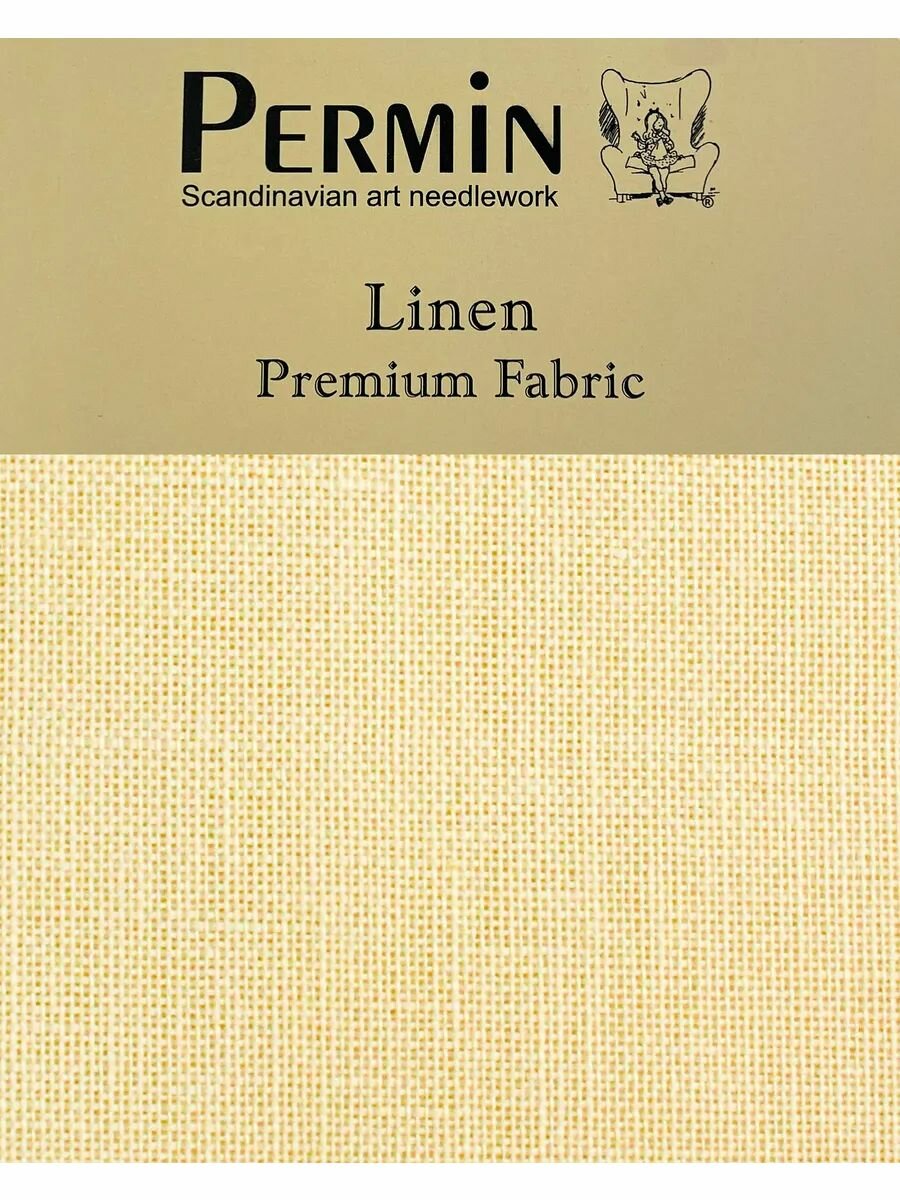 Канва Permin Linen 28 ct. (70x50 см, цвет 21) 100% лен