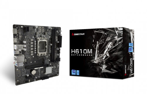 Материнская плата Biostar H610MS (LGA1700, mATX)