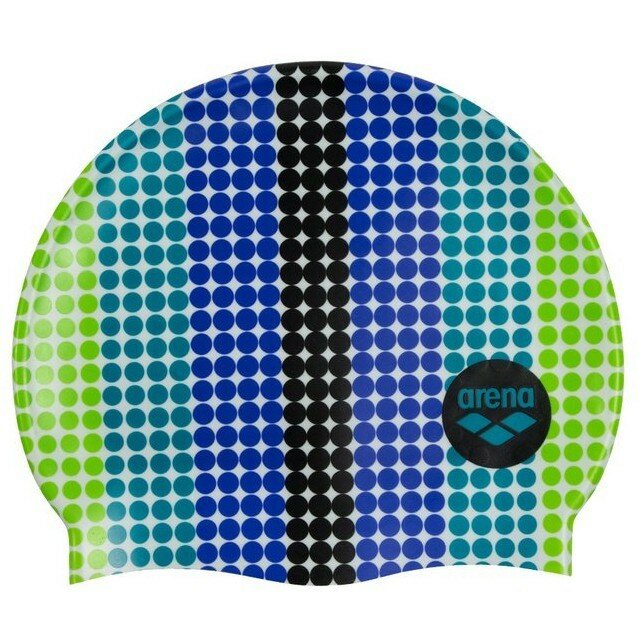 Шапочка для плавания детская ARENA PRINT JR circle stripe (234: circle stripe)
