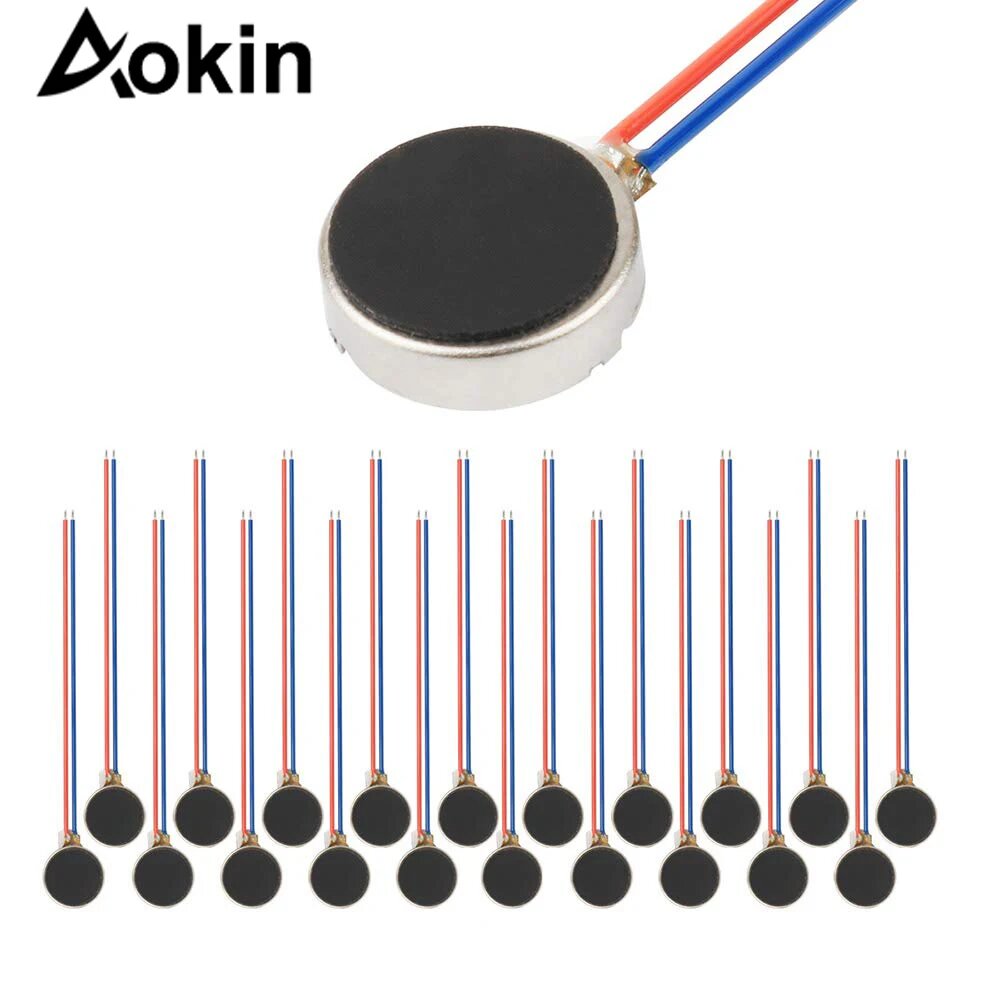 20 шт. мини-вибрационные двигатели 10*30 10*27 10*20 10*34 DC 3 В 12000 об/мин плоская монета-кнопочный микро-вибрационный двигатель постоянного тока вибратор