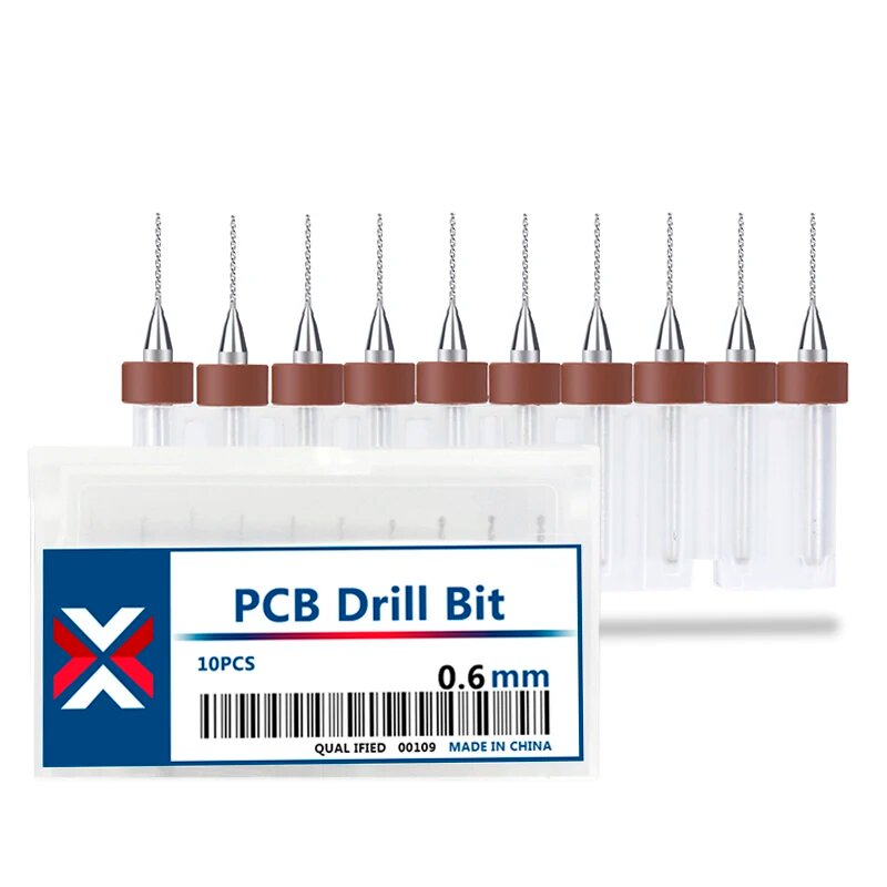 Xcan Мини-набор сверл для печатных плат 0,3-1,2 мм 1 Box, 0.6mm