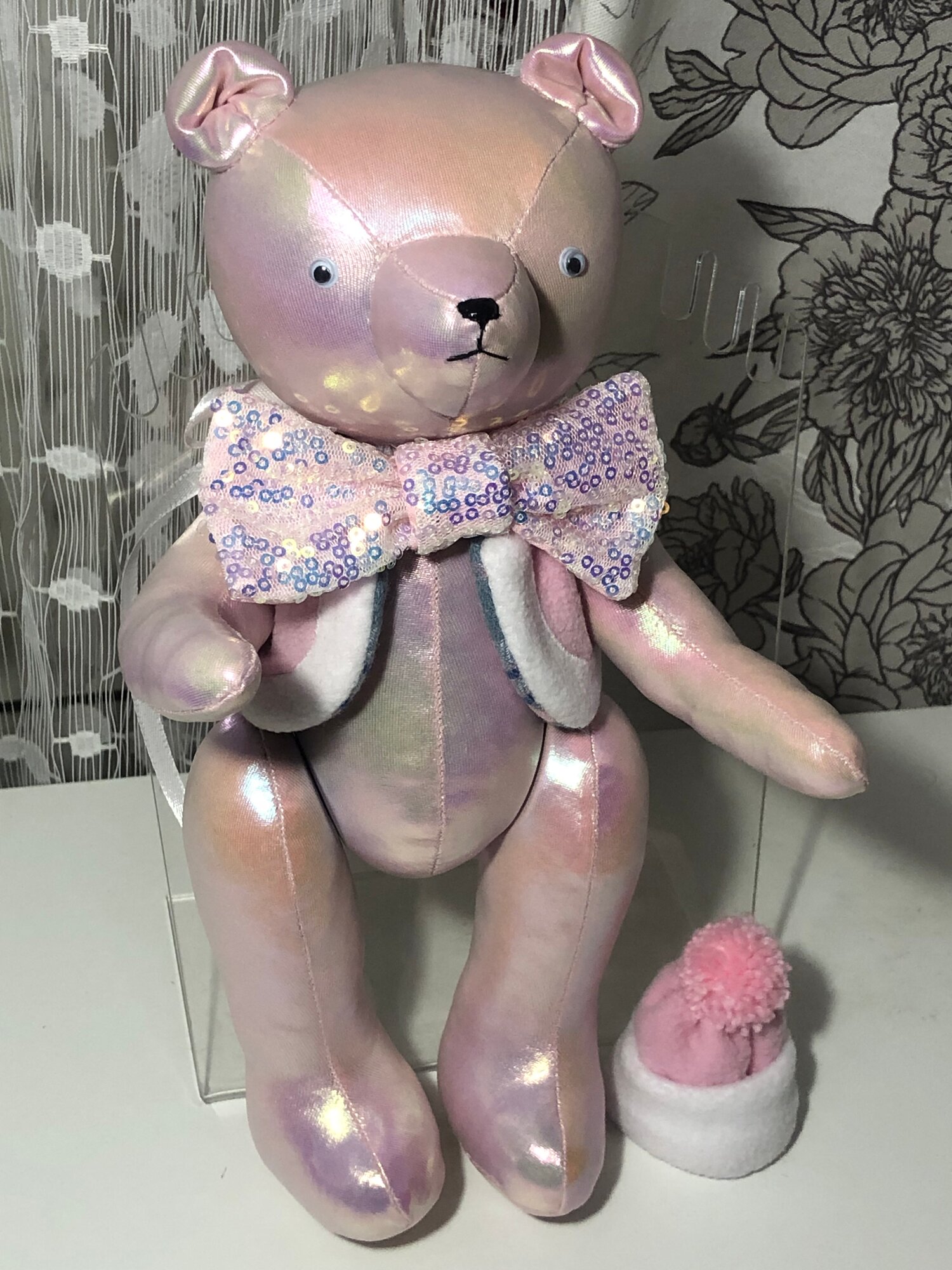 Мишка Тедди Автор Мила Булавина, текстиль, 30см, подарочный набор