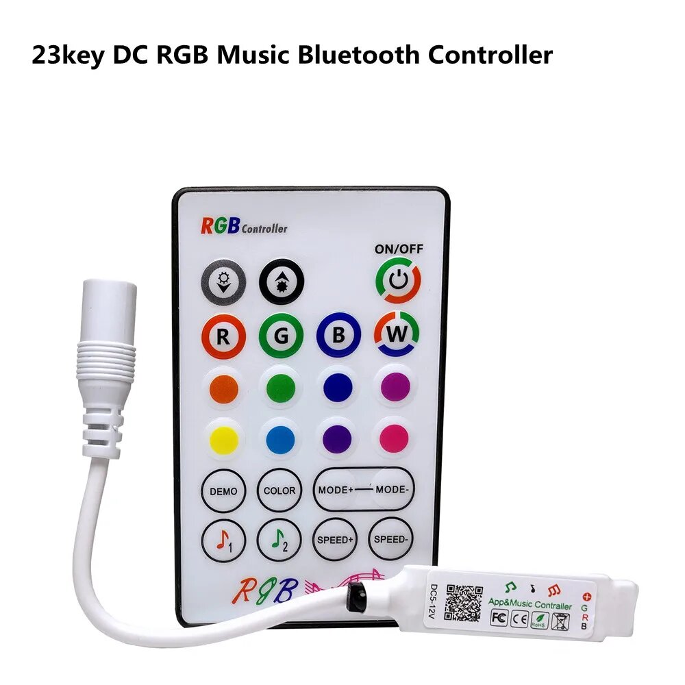 HERULED RGB Bluetooth контроллер для светодиодной ленты 23Key