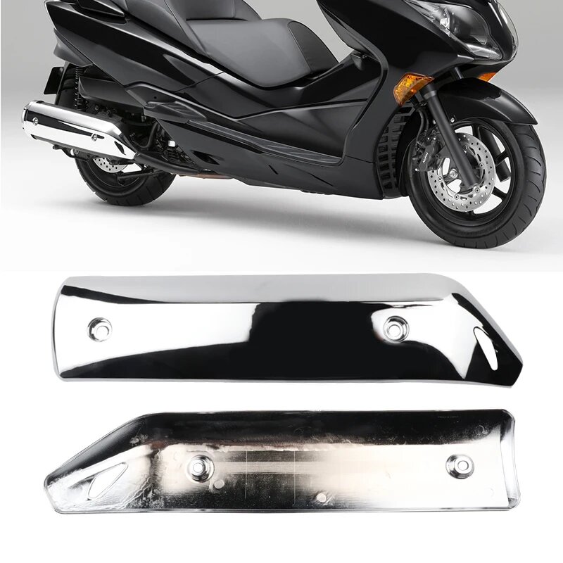 Для FORZA250 MF08/MF10 мотоциклетный скутер хромированный выхлопной глушитель труба тепловой экран глушитель крышка