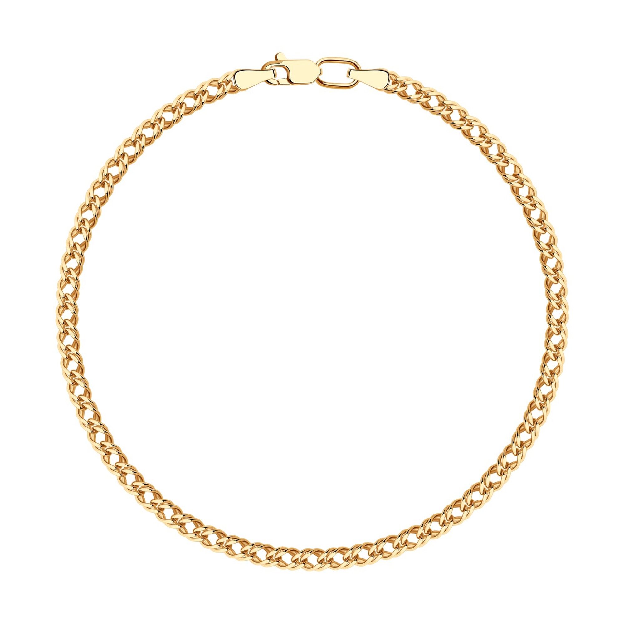 Браслет, красное золото, 585 проба