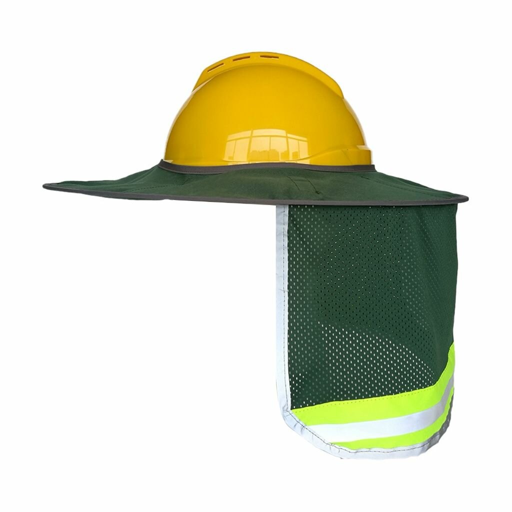 Каска с солнцезащитным козырьком армейского зеленого цвета