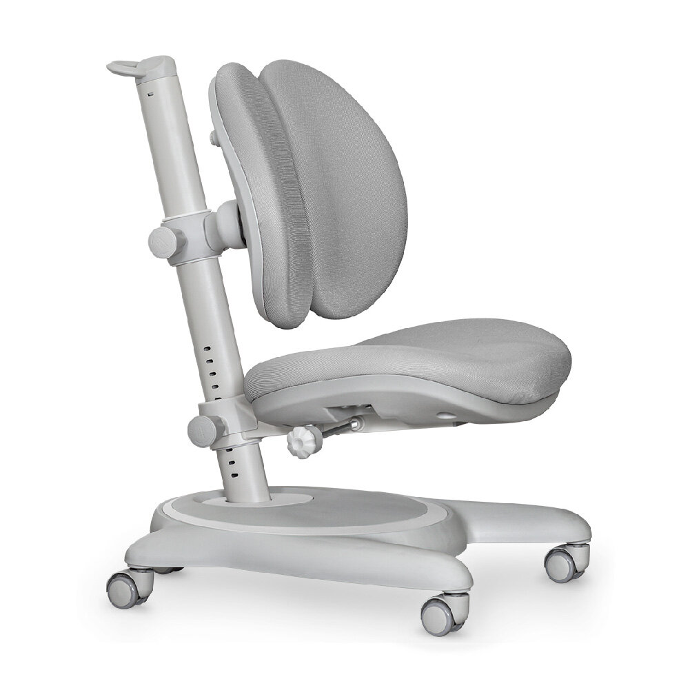 Растущее детское кресло для дома Ortoback Duo Grey (арт. Y-510 G) для обычных и растущих парт + чехол