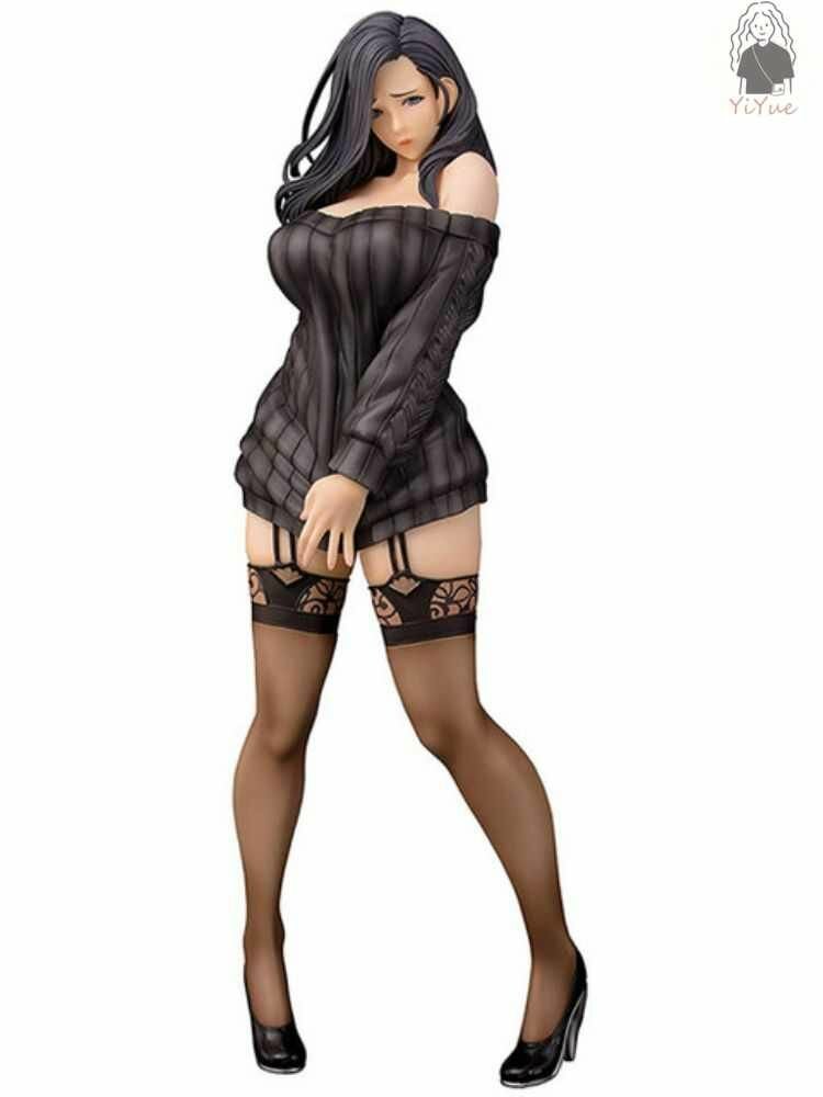 Фигурка аниме сексуальная девушка / (Daiki Kougyou Oda Non Illustration Shiho Kujo Sexy Girl black ) 29см-пакет no box