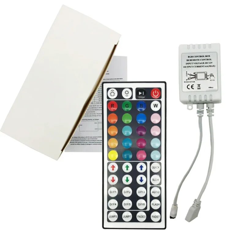 RGB контроллер светодиодной ленты 44 клавиши 12В 44key IR controller