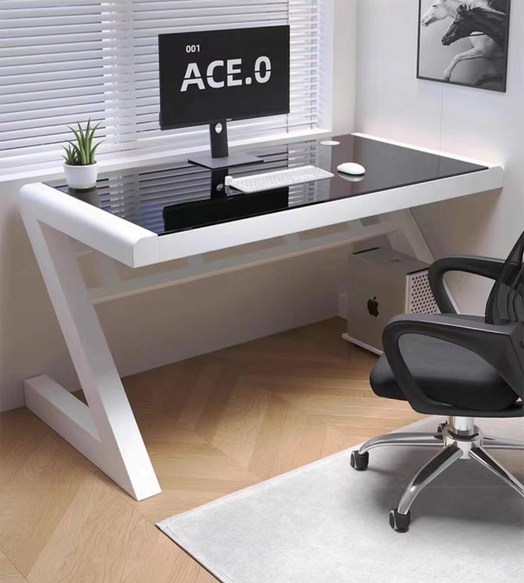 Компьютерный стол, 80х50х75 см/белый