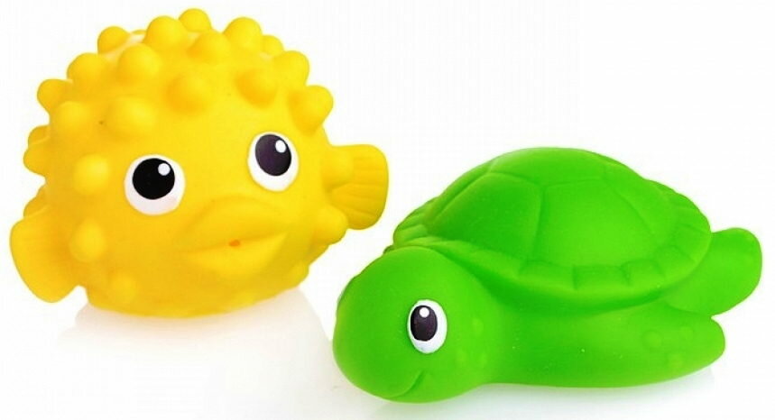 Набор для купания №5 Весна фигурки из ПВХ в наборе, 3 штуки