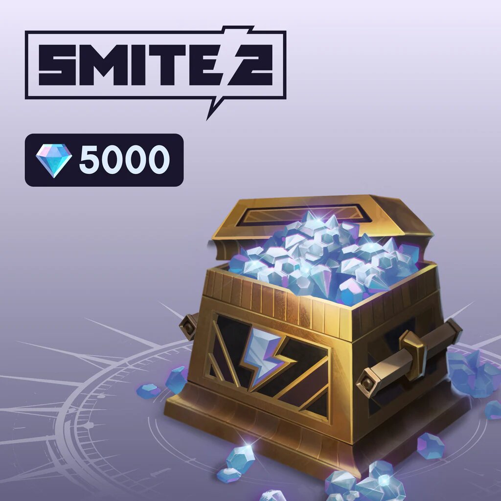 Дополнение SMITE 2 - 5,000 Diamonds, цифровое издание PlayStation 5, регион Турция / код пополнения баланса