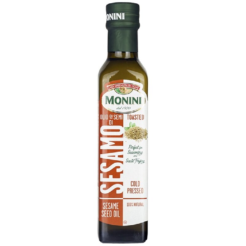 Масло MONINI SESAMO кунжутное нерафинированное /стекло/ 0,25л