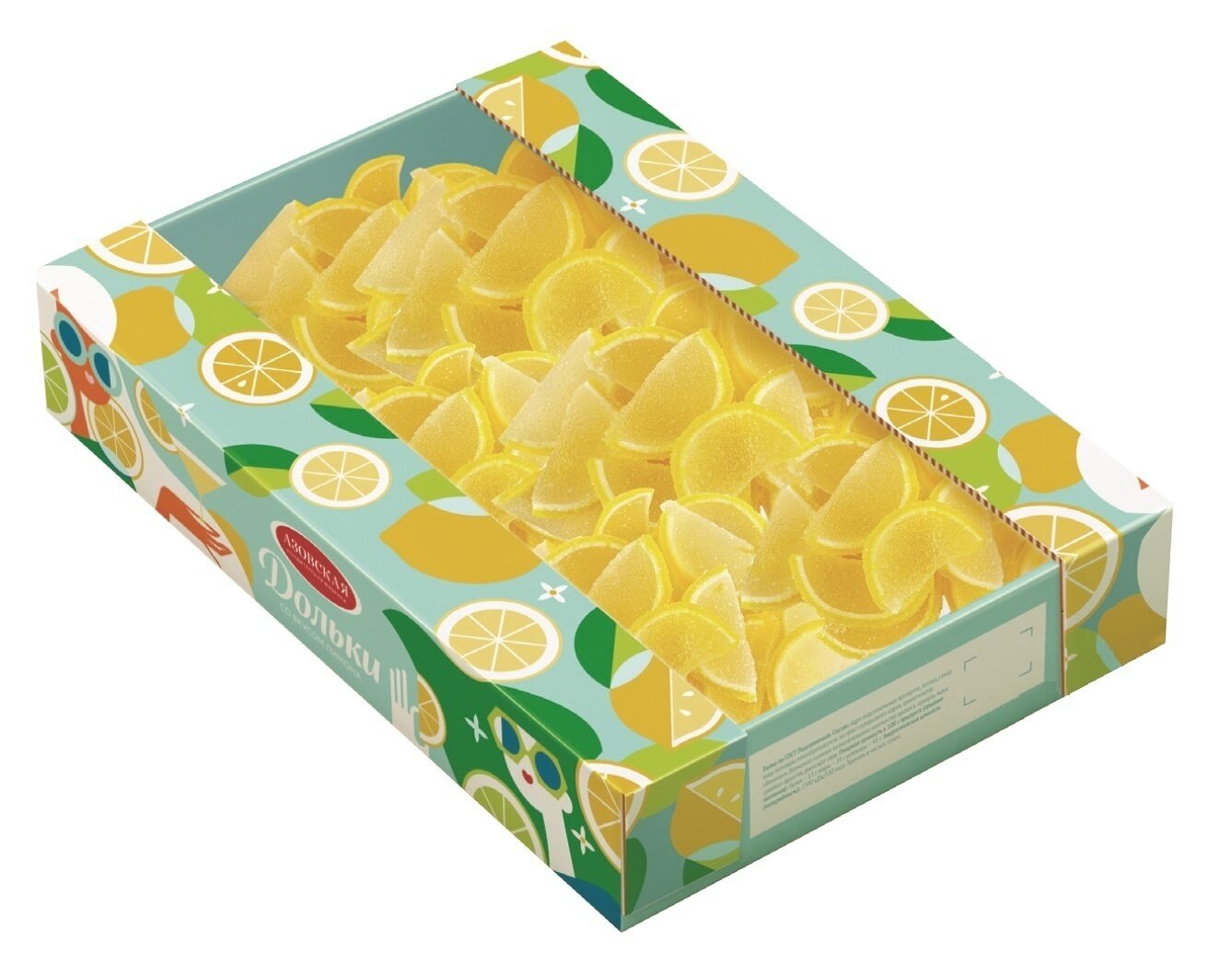 Мармелад желейный "Дольки со вкусом лимона", 1кг