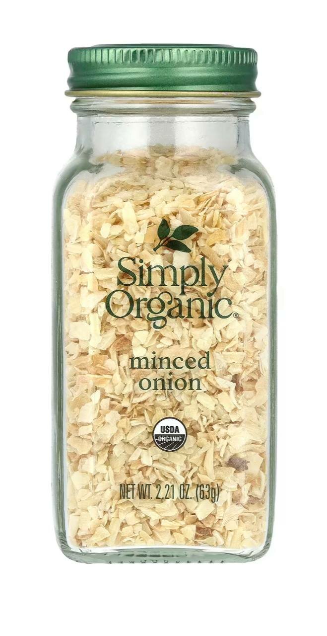 Органический измельченный лук Simply Organic, 63 г