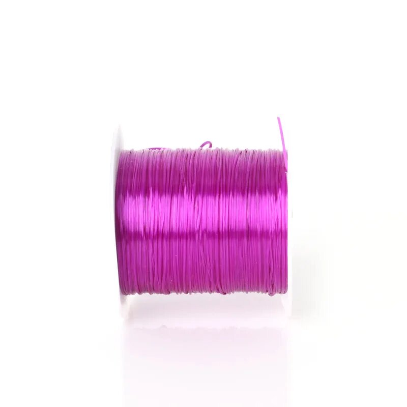 Шнуры для бижутерии Beadia 8 м, кристалл, 0,7 мм Фиолетовый, Purple
