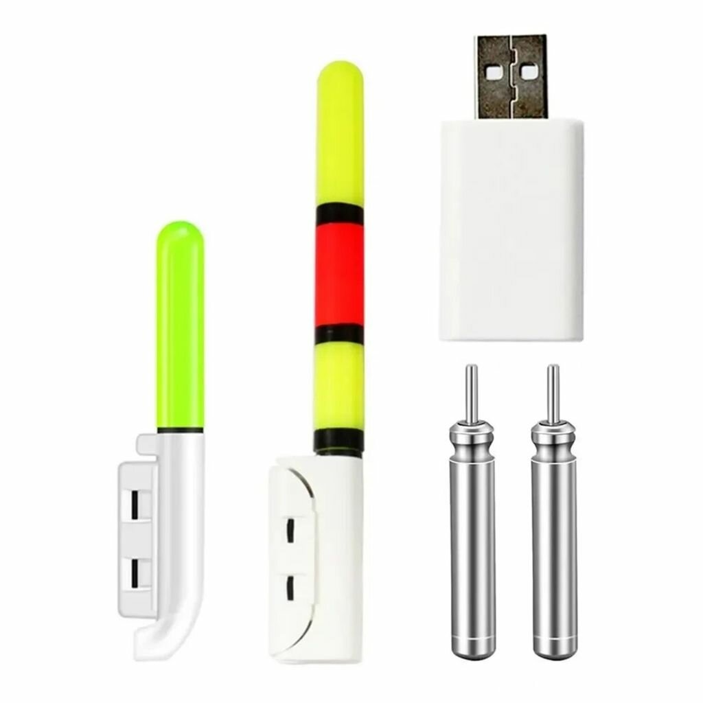 Поплавок, Электронные светящиеся поплавки - набор с одной длинной и одной короткой подсветкой, 1 комплект