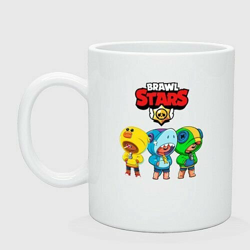 BRAWL STARS LEON леон акула салли Керамическая кружка