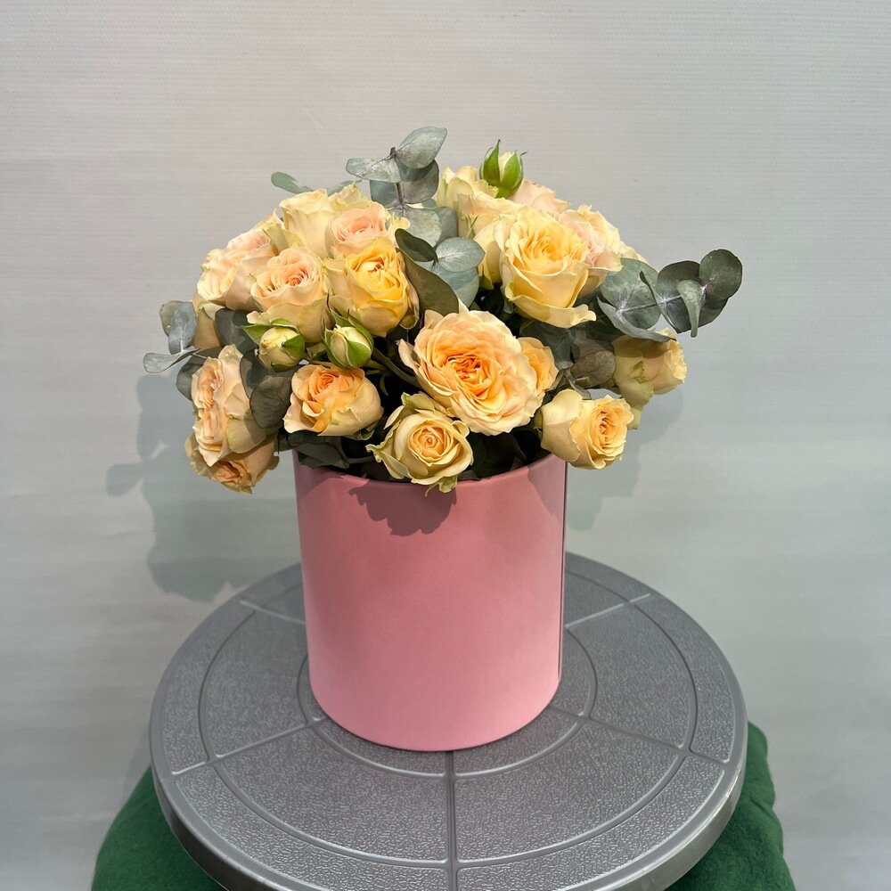 Авторский букет 101- Роза в коробке