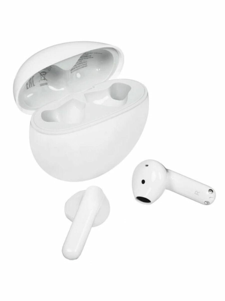 Наушники Honor Choice Earbuds X7e, вкладыши, шумоподавление, сенсорное управление, белые