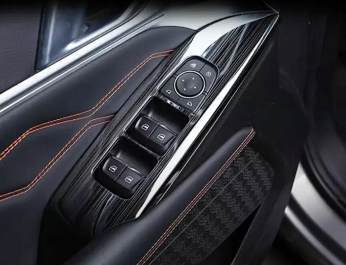 Накладки на подлокотники Haval F7 new/ Хавал Ф7 2024-2025 г. в black