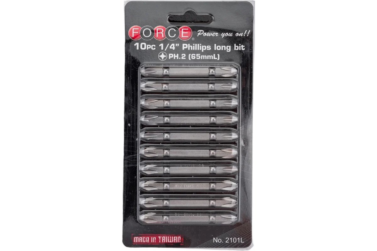 FORCE Набор бит филипс РН.2 10 предм 2101L