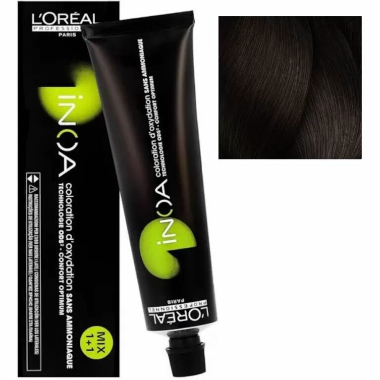 Loreal INOA 5.8 - Краска для волос без аммиака Иноа 60 мл