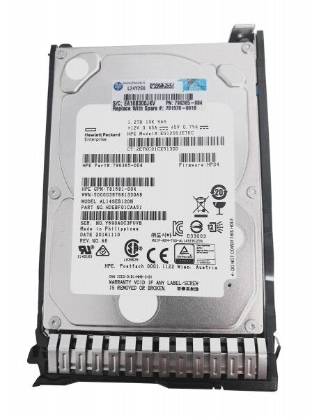Жесткий диск HP EG1200JETKC 1,2Tb 10000 SAS 2,5" HDD