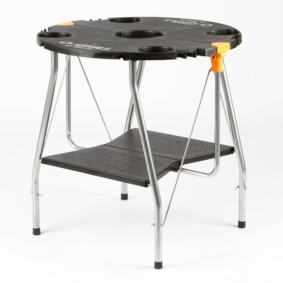 Стол для газовых грилей O-GRILL O-Dock, складной, портативный, чёрный