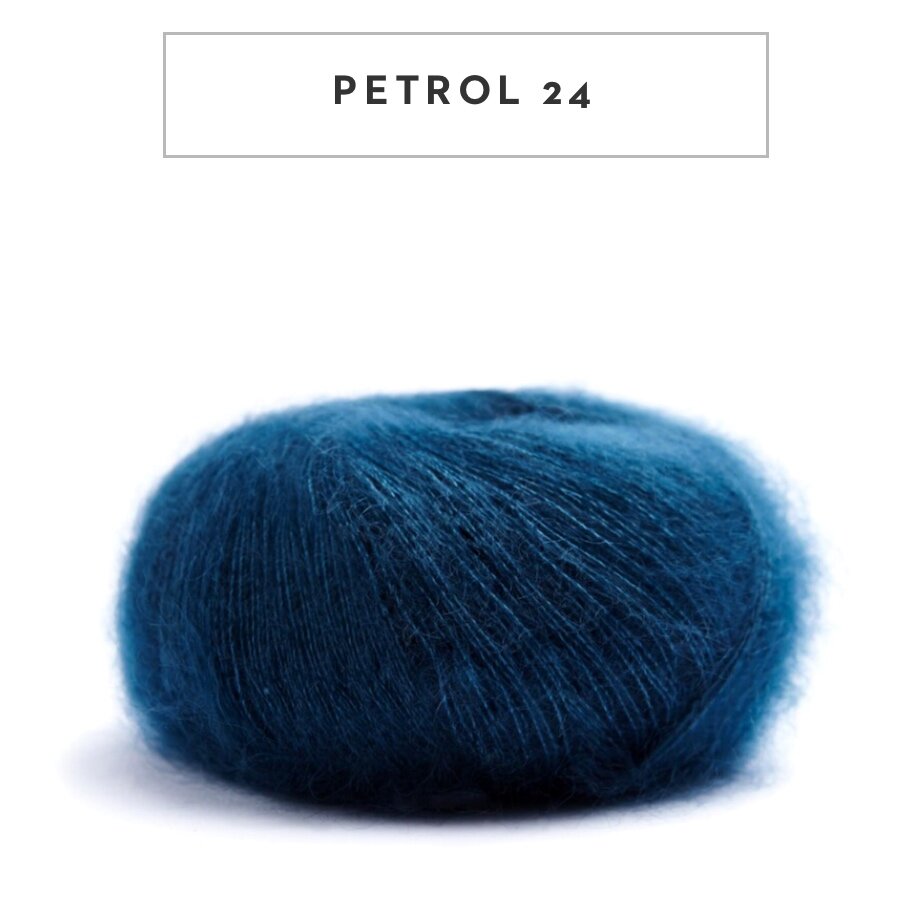 Premia /Премия/ пряжа Lamana (60% суперкид мохер, 40% шелк), 25г/300м (24, petrol (петроль), бирюзовый)