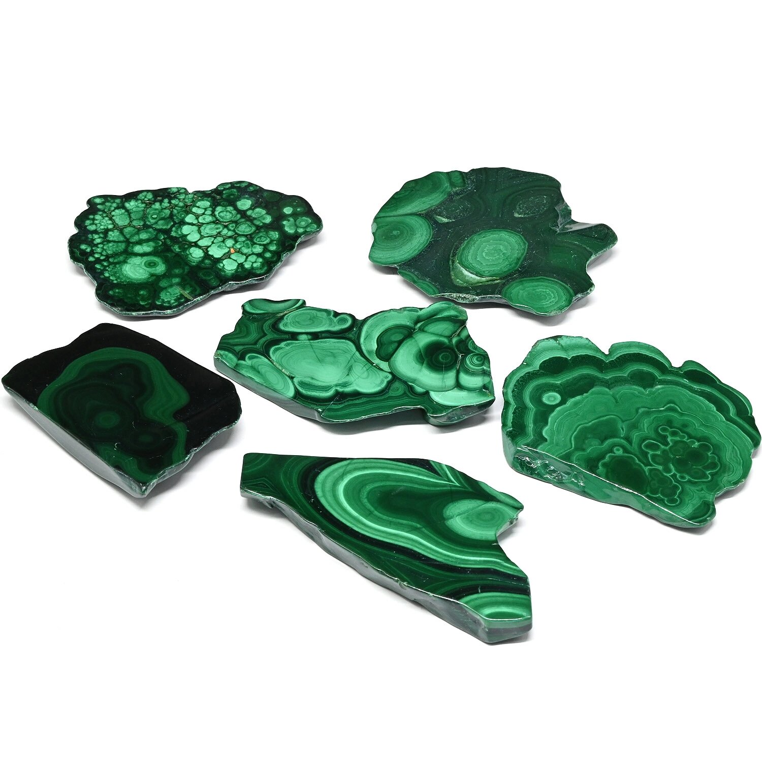 Минерал малахит 75*51*10мм, 90-99г .