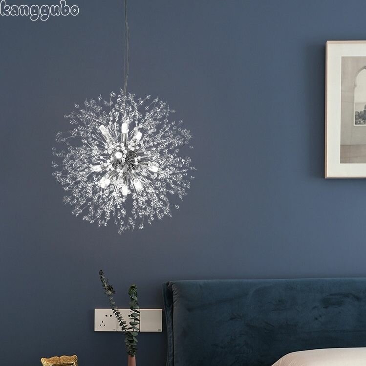 Креативная хрустальная люстра в форме одуванчика