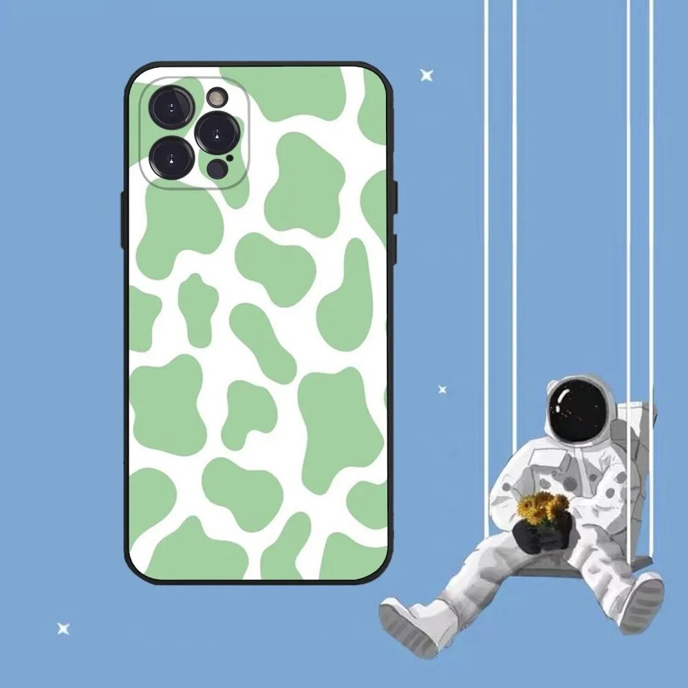 Чехол для телефона с принтом коровы для iPhone 14 11 12 13 Mini Pro XS Max Cover 6 z1, For iPhone 13