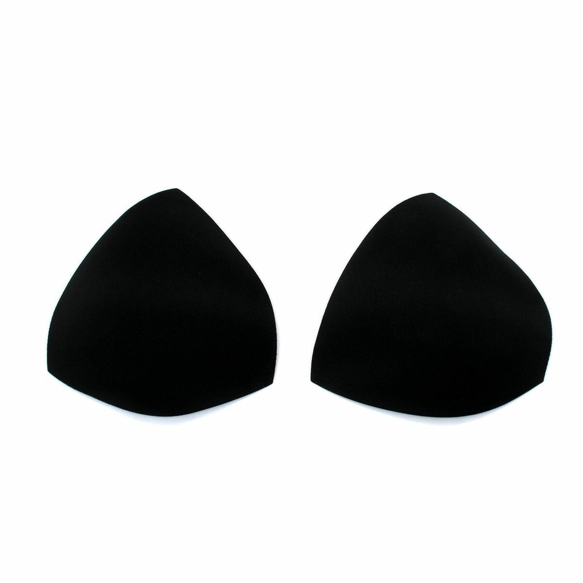 Чашечки для бюстгальтера треугольные, без уступа, с равномерным наполнением, Айрис, 8300, размер 42 (черный), 10 пар