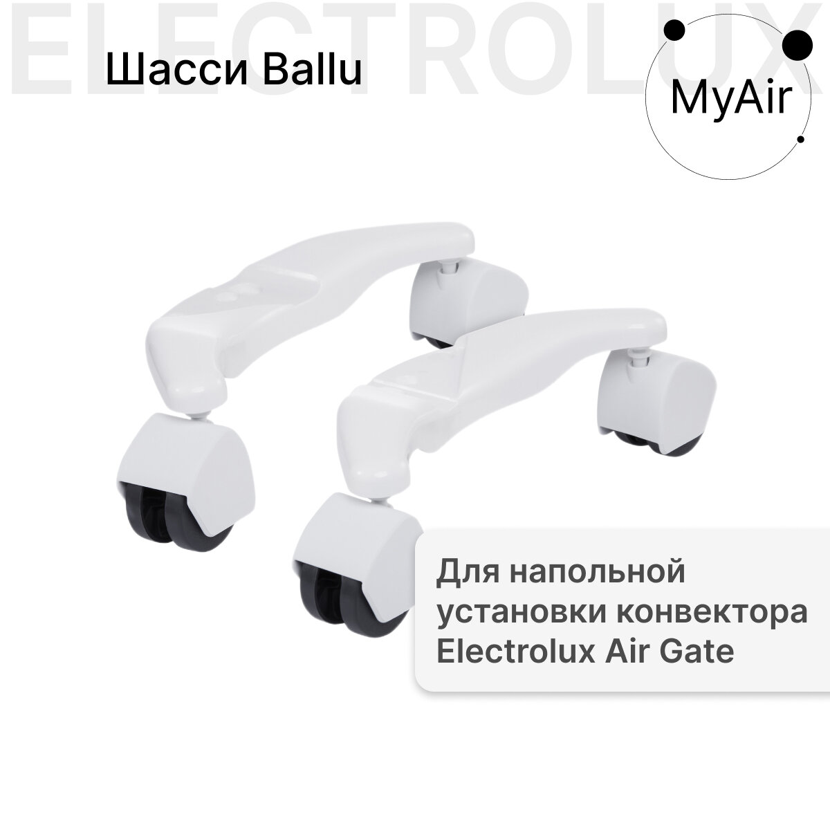 Комплект шасси Eft/ag2r для напольной установки конвектора Electrolux Air Gate Transformer НС-111733 .