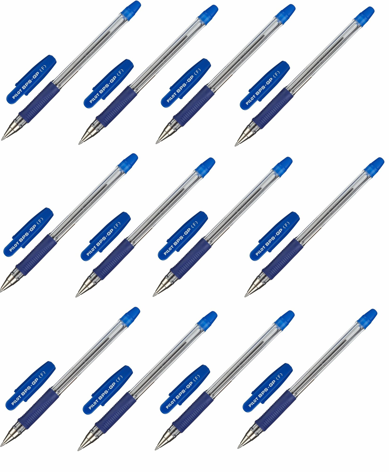 Pilot Ручка шариковая неавтоматическая, синяя, 0,22 мм, 12 уп.