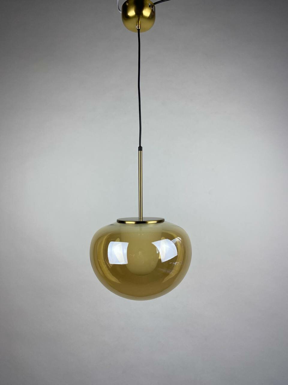 Blesslight Светильник подвесной дизайнерский LED 10 Вт Twice D30 янтарный стеклянный плафон