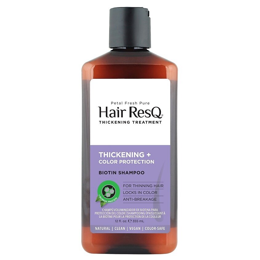 PETAL FRESH Шампунь для тонких и окрашенных волос Hair ResQ, 355 мл