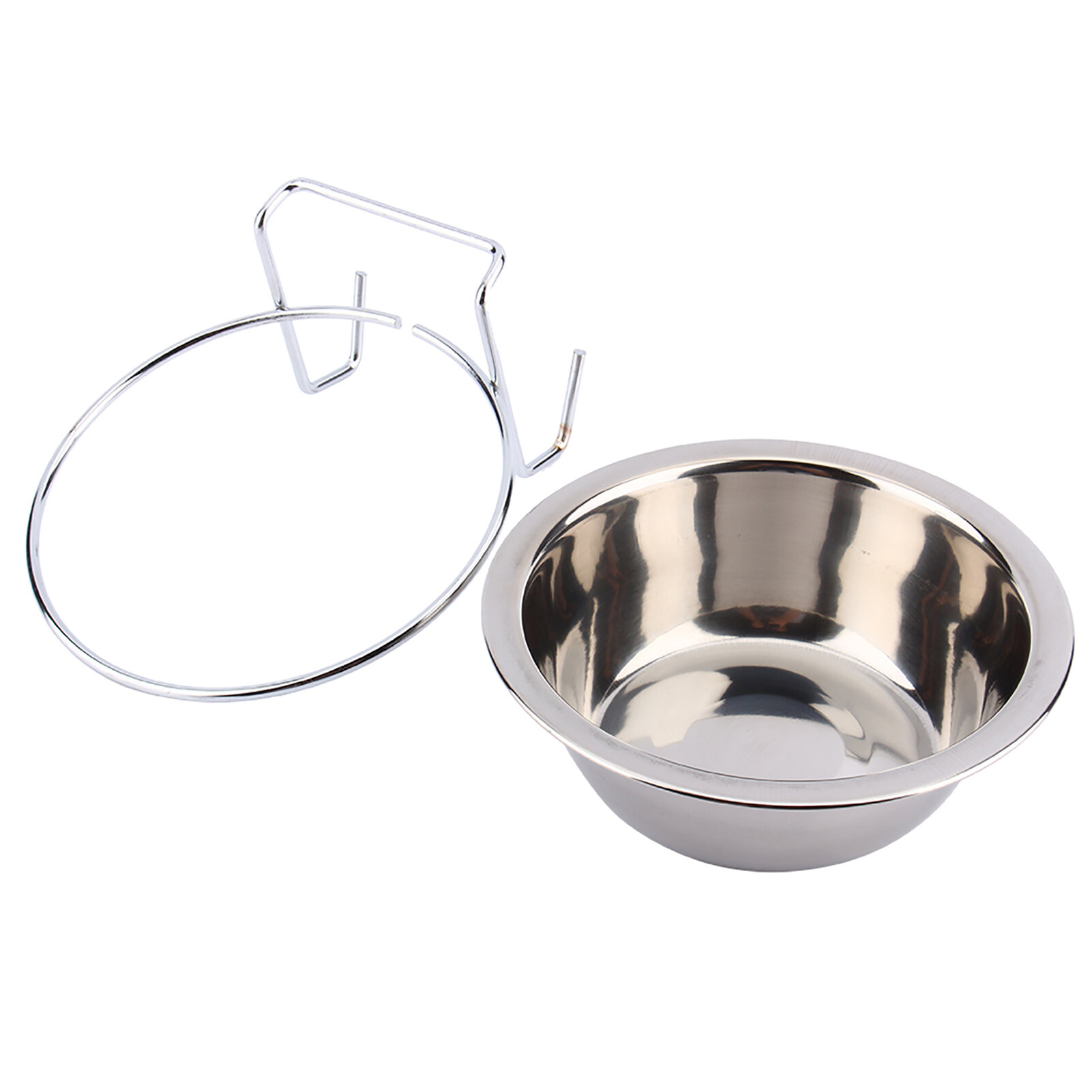 Dishwasher Safe Stainless Steel Hanging Bowl, Pet Food for Dogs Cats Pets Home