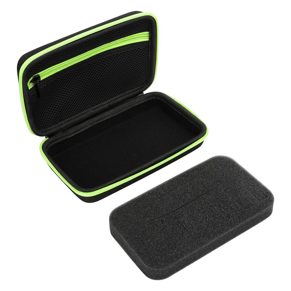 Nylon TPU Electric Shaver Storage Bag Men Hair Shaving Tool Case Organizer for Philips QP2520/90/70Black Green