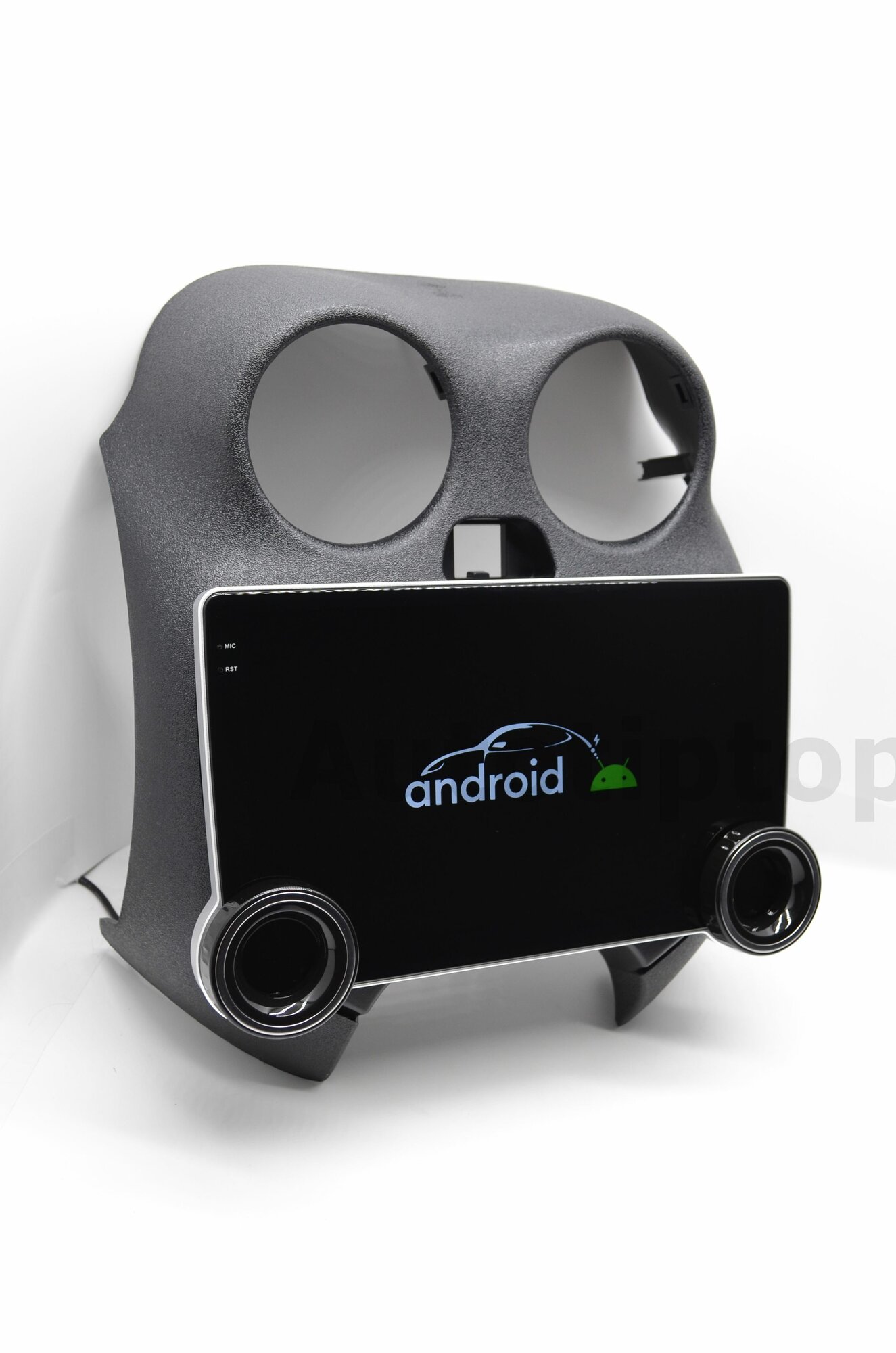 Большая магнитола Tesla 4 core 4/64 с крутилками Nissan Micra 2010-2013