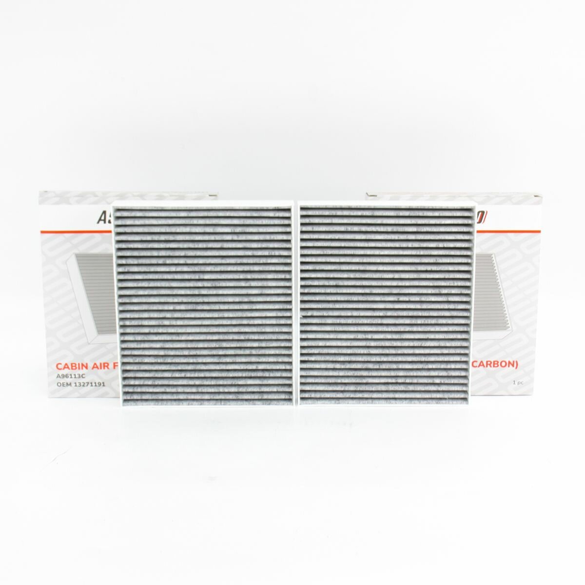 Фильтр салона угольный (2 шт.) CHEVROLET Cruze , Orlando , Aveo , OPEL Astra J , Insignia , Mokka ; 13271191