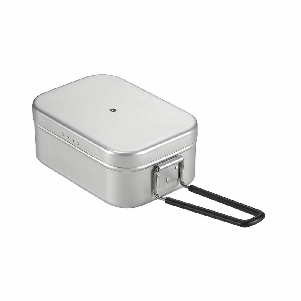 Ланч-бокс для кемпинга, складная ручка, алюминиевый контейнер для бенто для кемпинга, посуда для пикника 650 мл/1300 мл