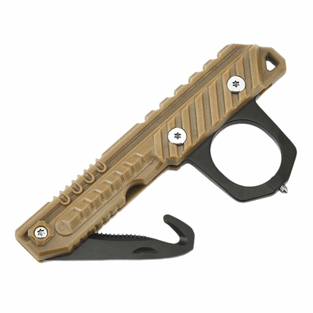 Наружные инструменты, Портативный многофункциональный инструмент с зубчатым крюком - цвет глины