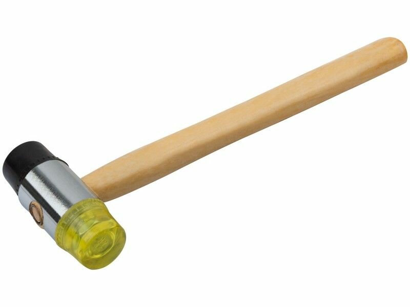 Молоток-киянка резина/пластик, деревянная ручка 35мм (30/60)