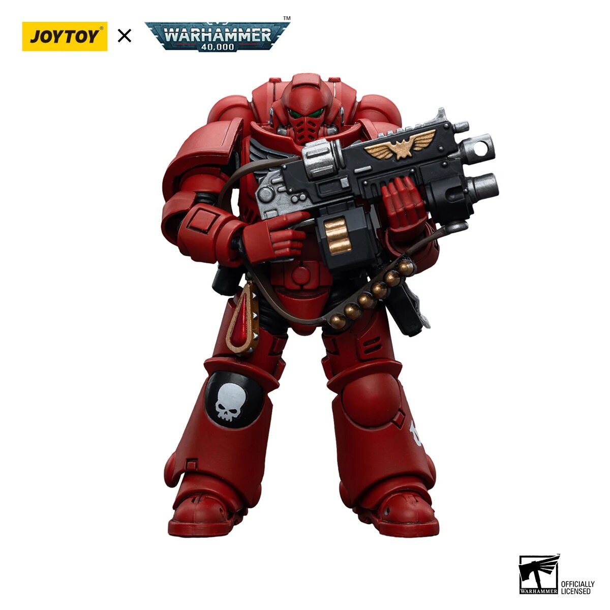 JOYTOY Warhammer 40K 1/18 Фигурки Blood Angels Intercessors, Бордовый